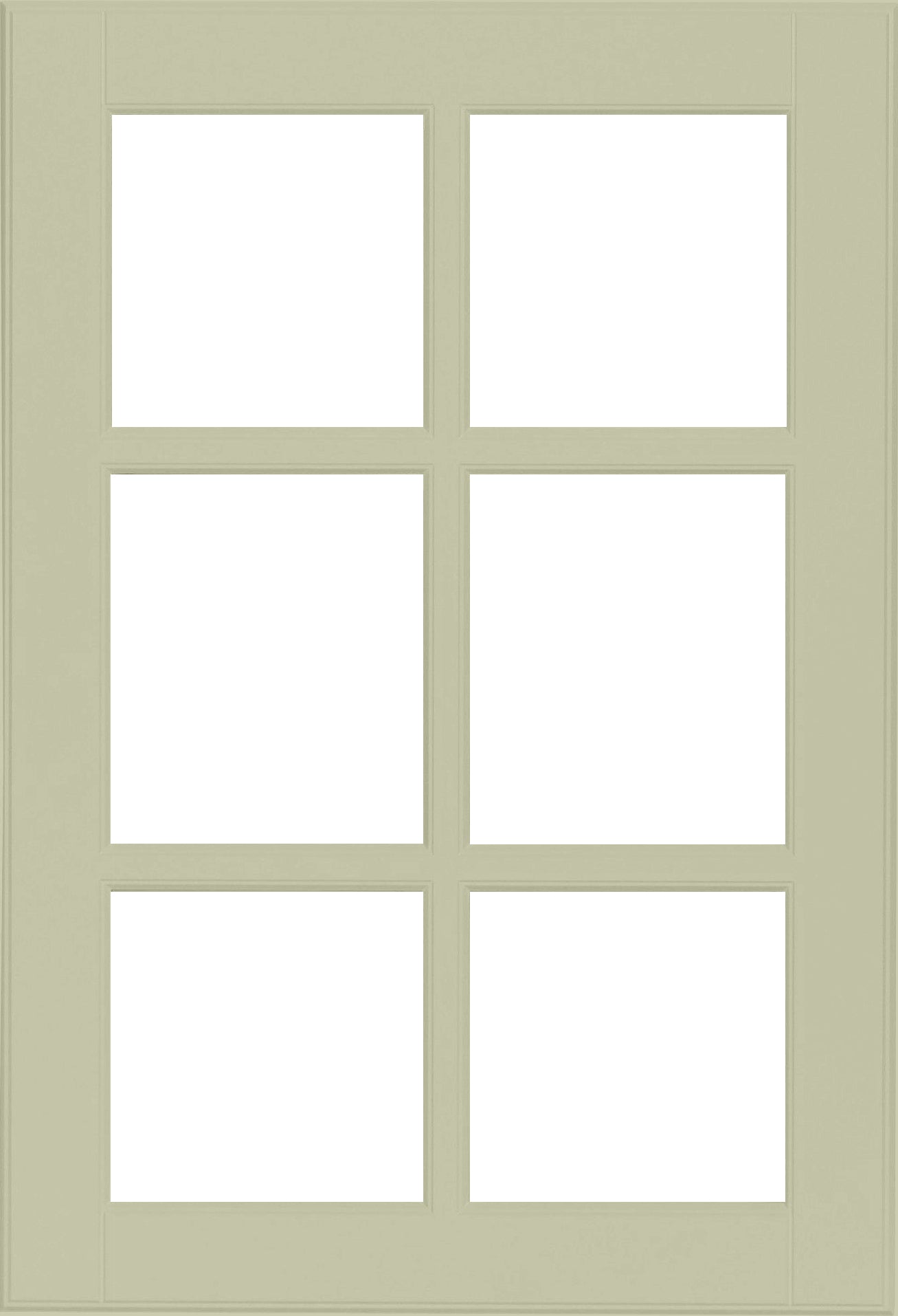 18" LIVIA Glass Door Frame - Swedish Door